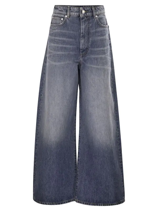 Sportmax Oversized Wide-leg Jeans - Blue