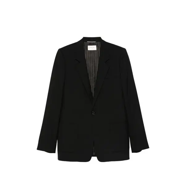 Saint Laurent Virgin Wool Single-button Blazer