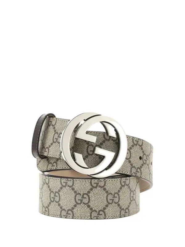 Gucci Leather Belt - Cream