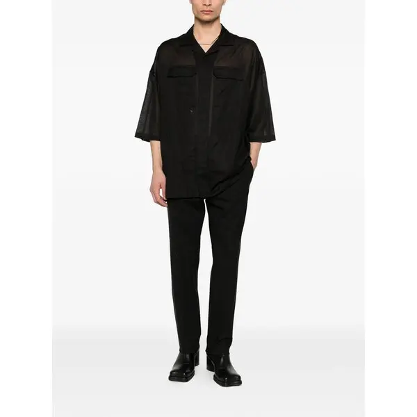Rick Owens Tailored Trousers In Wool Blend