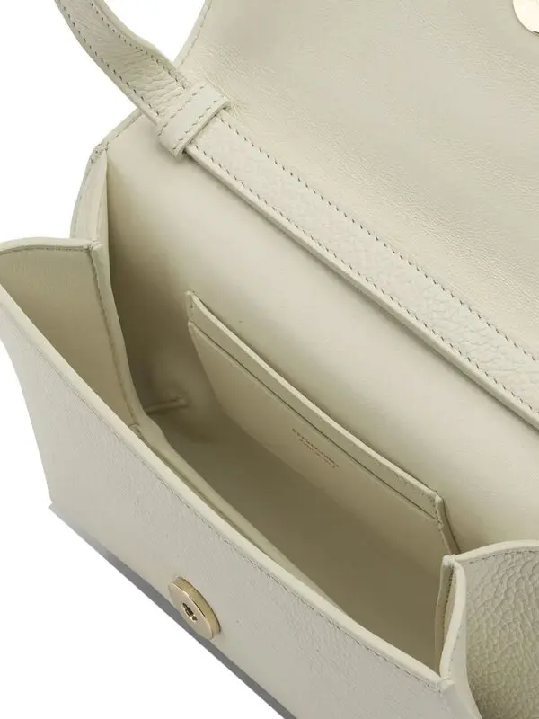 FERRAGAMO Grained Leather Satchel Bag