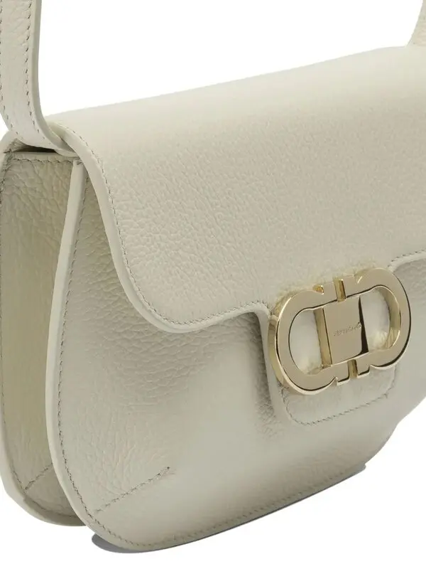 FERRAGAMO Grained Leather Satchel Bag