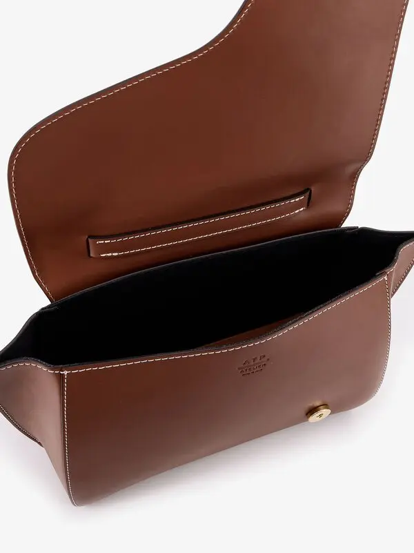 ATP ATELIER Arezzo Leather Shoulder Bag - Multicolor