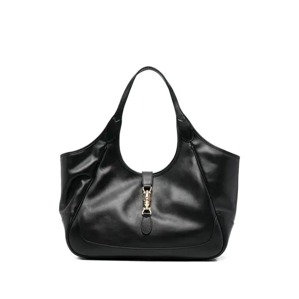 Gucci Leather Tote Bag With Gold-tone Hardware