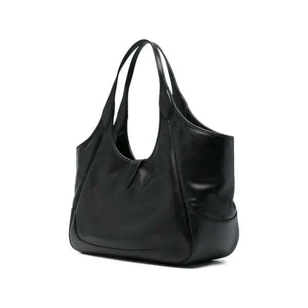 Gucci Leather Tote Bag With Gold-tone Hardware