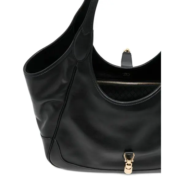 Gucci Leather Tote Bag With Gold-tone Hardware
