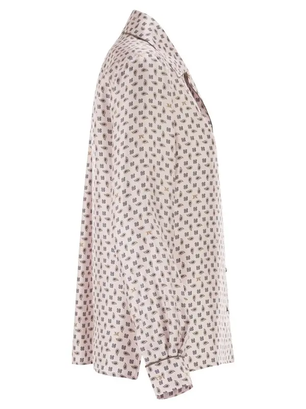 Max Mara Printed Silk Shirt - Pink