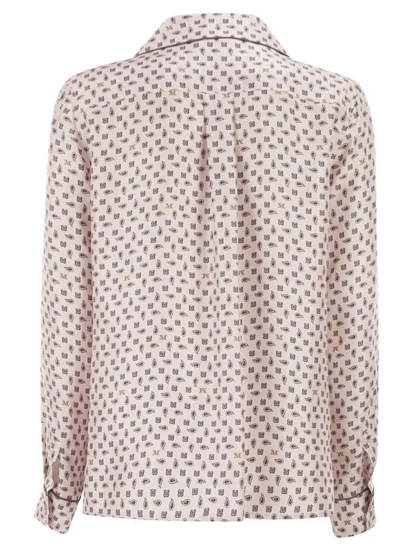 Max Mara Printed Silk Shirt - Pink