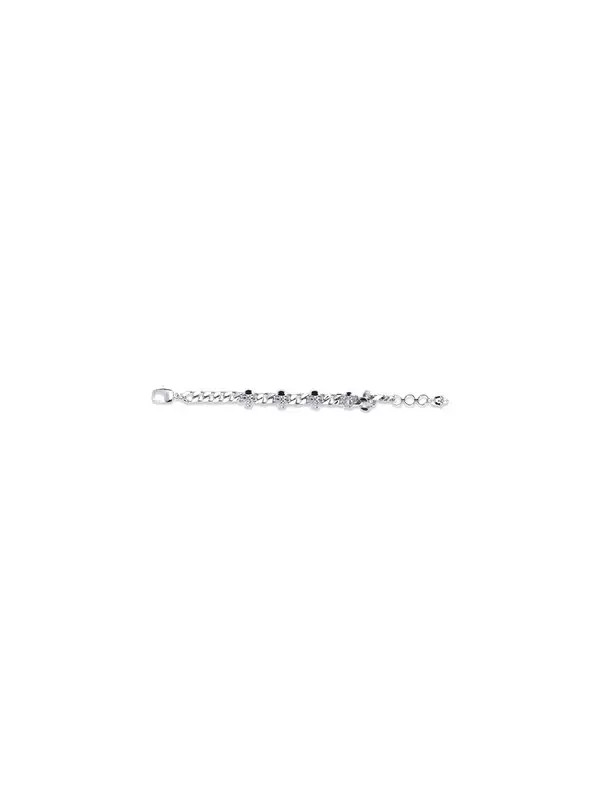 Alexander McQueen Skull Chain Bracelet - Silver