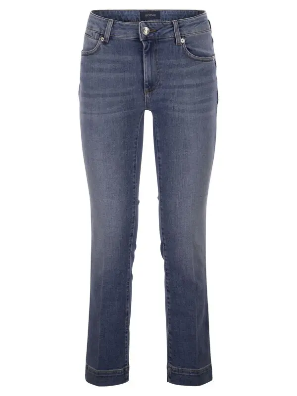 Sportmax Spdumbria" Mini Flare Trousers - Blue