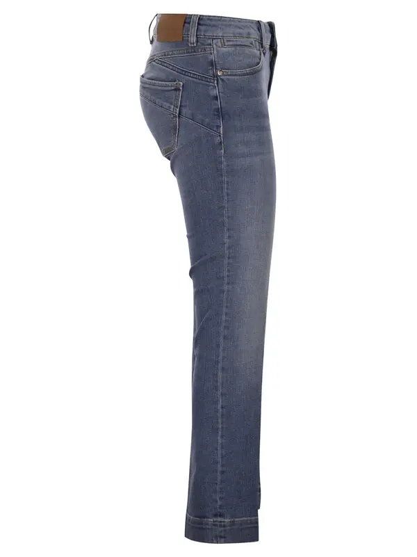 Sportmax Spdumbria" Mini Flare Trousers - Blue