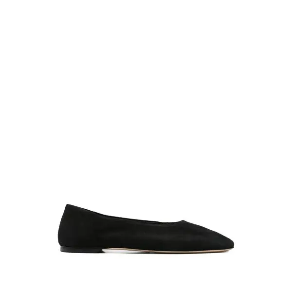 TOTEME Ballet Flats In Suede - Black