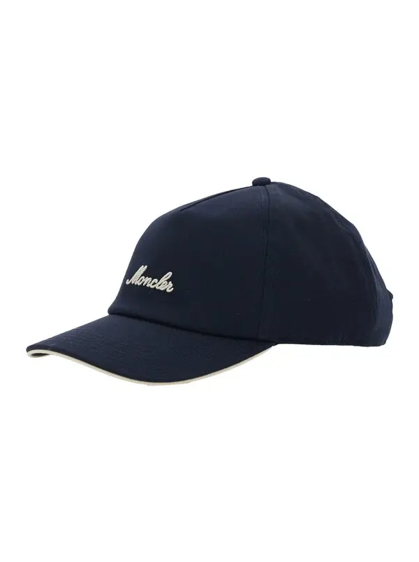 Moncler Baseball Cap With Lettering Logo - Multicolor
