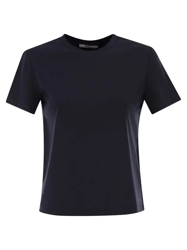 Max Mara Donata" Cotton T-shirt - Blue