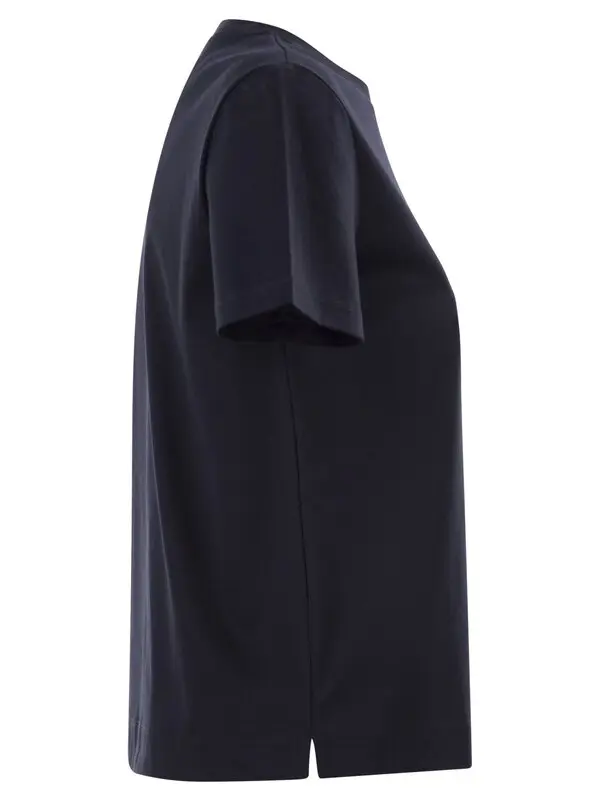 Max Mara Donata" Cotton T-shirt - Blue