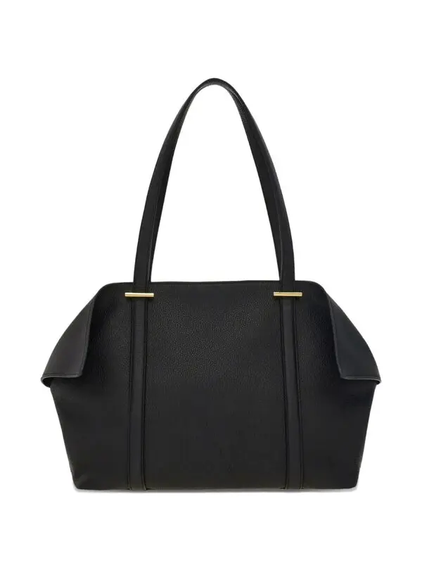 FERRAGAMO Calf Leather Tote Bag - Black