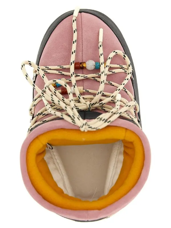 Moon Boot X Guest In Residence 'icon Low' Suede Ankle Boots - Multicolor