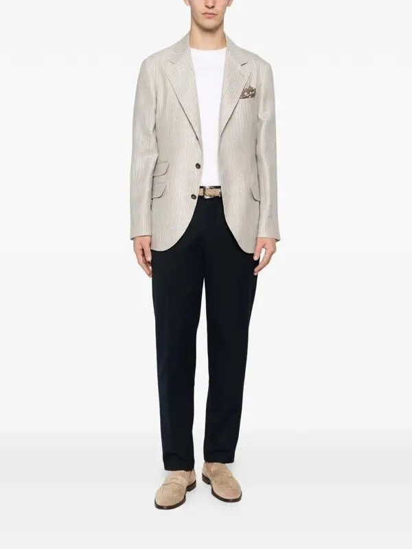 Brunello Cucinelli Deconstructed Blazer - Multicolor