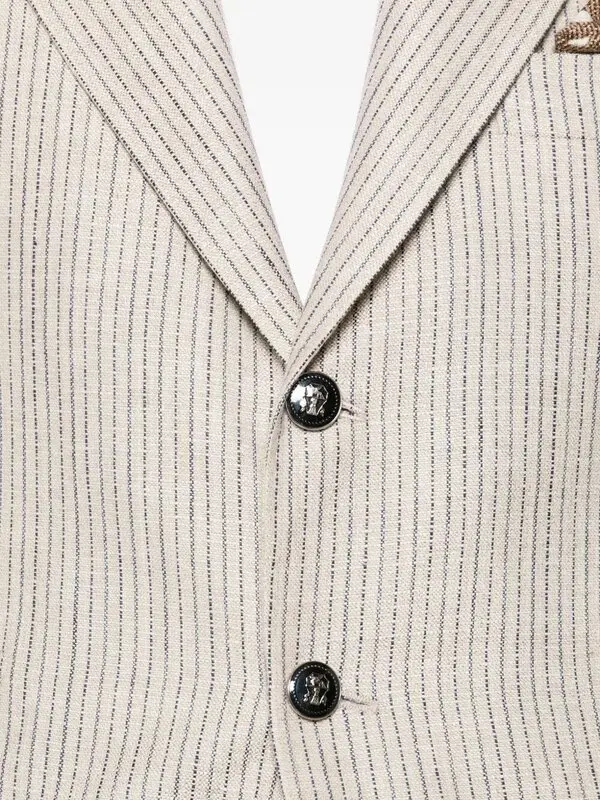 Brunello Cucinelli Deconstructed Blazer - Multicolor