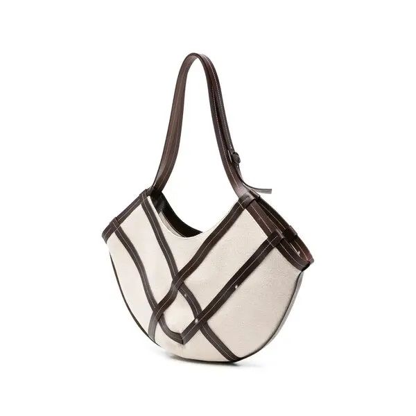 Hereu Woven Shoulder Bag - Cream