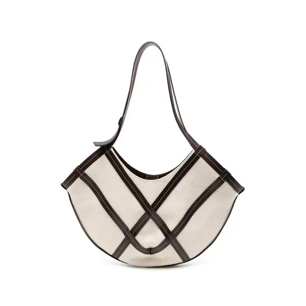 Hereu Woven Shoulder Bag - Cream