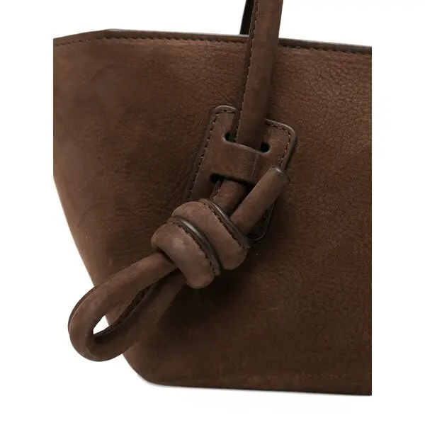 Hereu Knotted Detail Shoulder Bag - Brown
