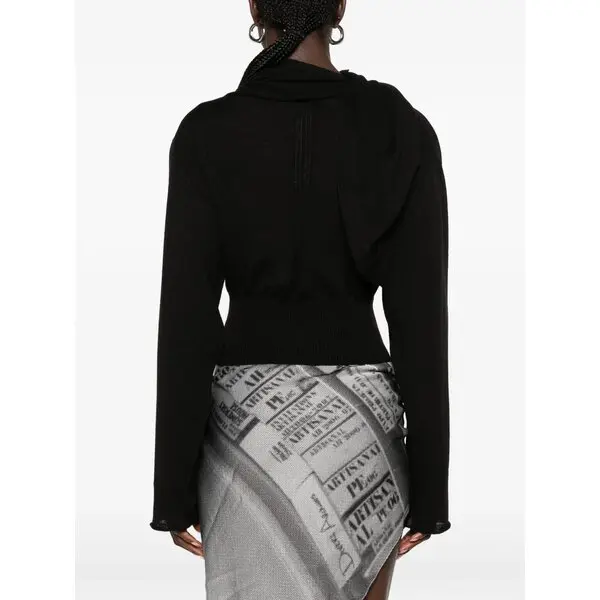 Rick Owens Strapless Tube Style Top With Cut-out Detail