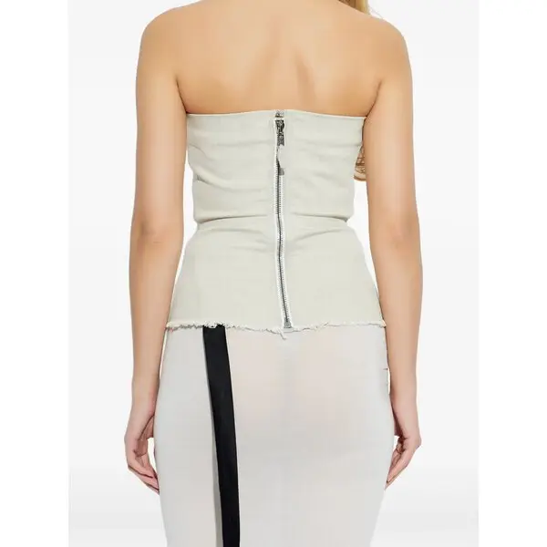 Rick Owens Sleeveless Vest With Drawstring Detail