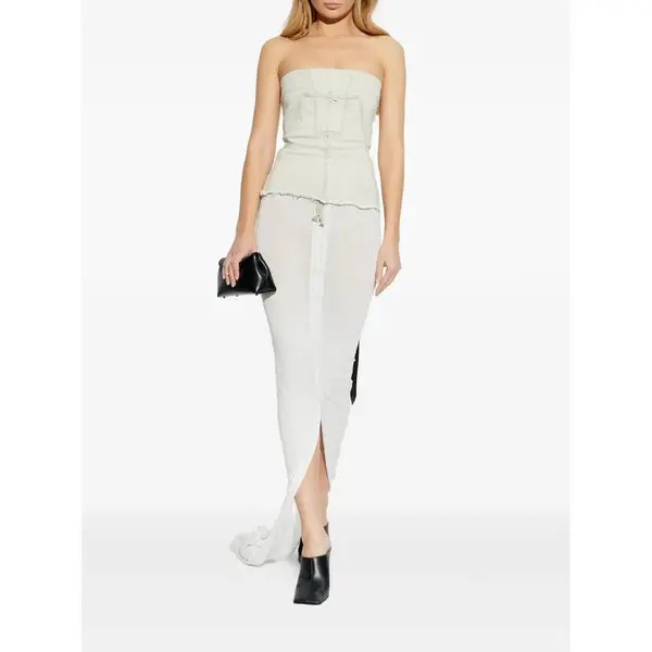 Rick Owens Sleeveless Vest With Drawstring Detail