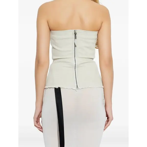 Rick Owens Sleeveless Vest With Drawstring Detail