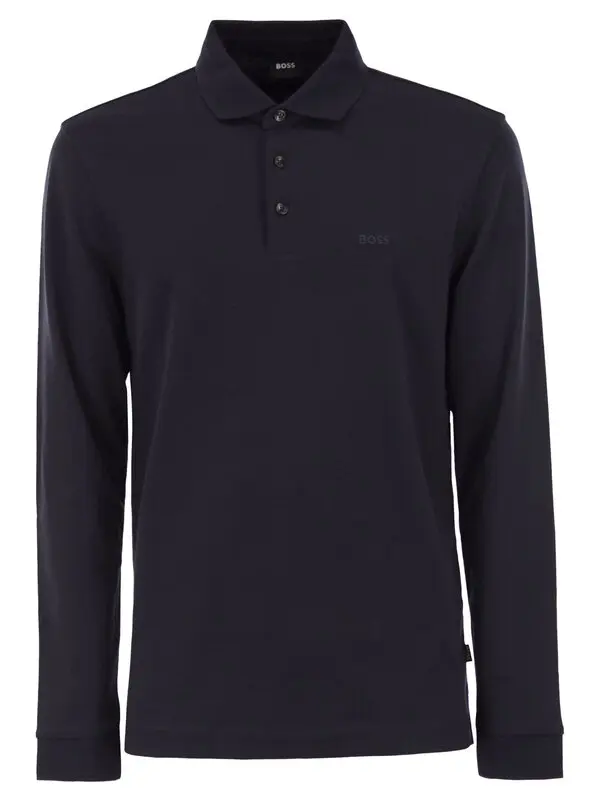 BOSS Regular Fit Polo Shirt In Interlock Cotton