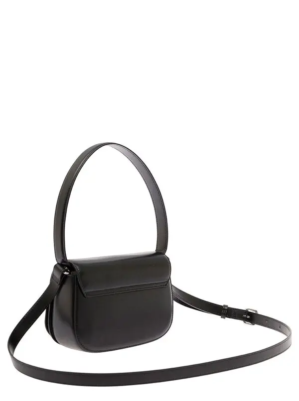 DIESEL® 1dr' Shoulder Bag In Leather - Black