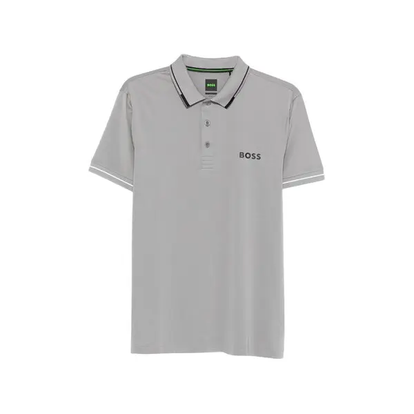 BOSS Grey Polo Shirts