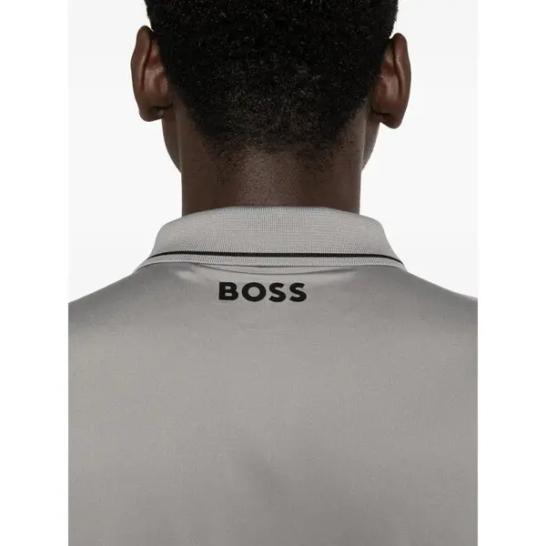 BOSS Grey Polo Shirts