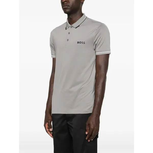 BOSS Grey Polo Shirts