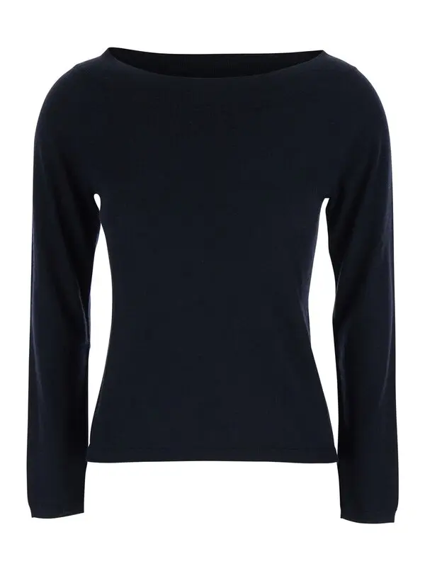 Max Mara Faretra Cashmere Boat Neck Sweater - Multicolor