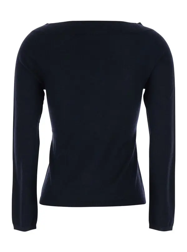 Max Mara Faretra Cashmere Boat Neck Sweater - Multicolor