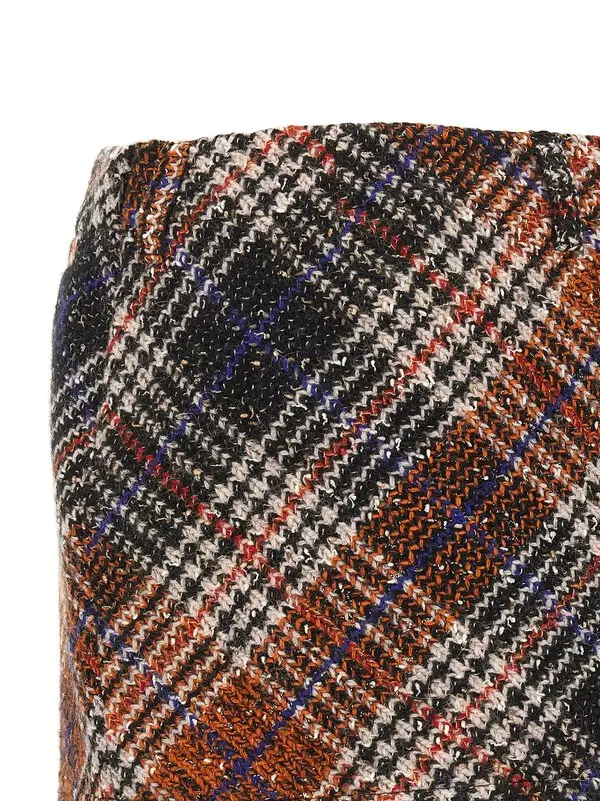 Missoni Tweed Checked Mini Skirt - Multicolor