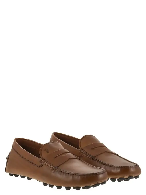 TOD'S Gommino Bubble Leather Loafers