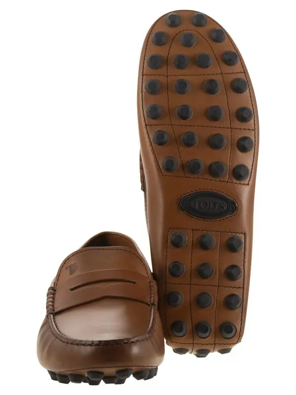 TOD'S Gommino Bubble Leather Loafers