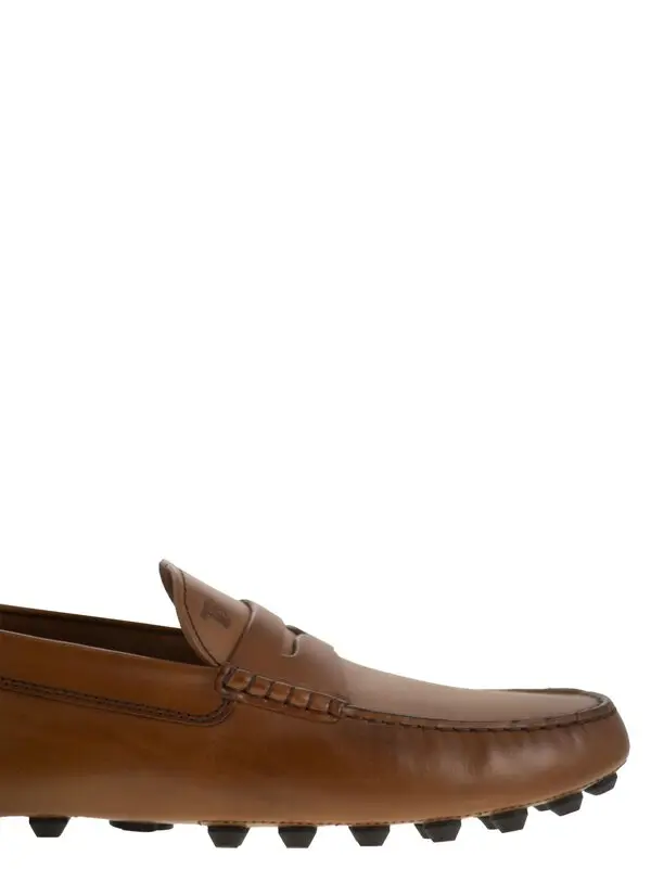 TOD'S Gommino Bubble Leather Loafers