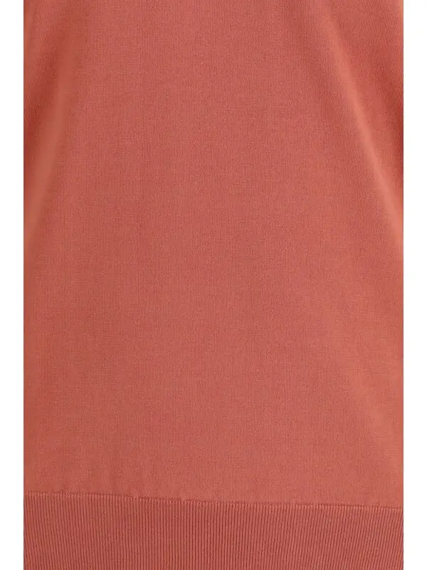 Brunello Cucinelli Cotton Sweater - Orange