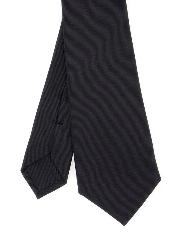 Versace Neck Tie With Medusa Detail