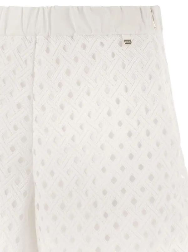 Herno Perforated Geometric Shorts