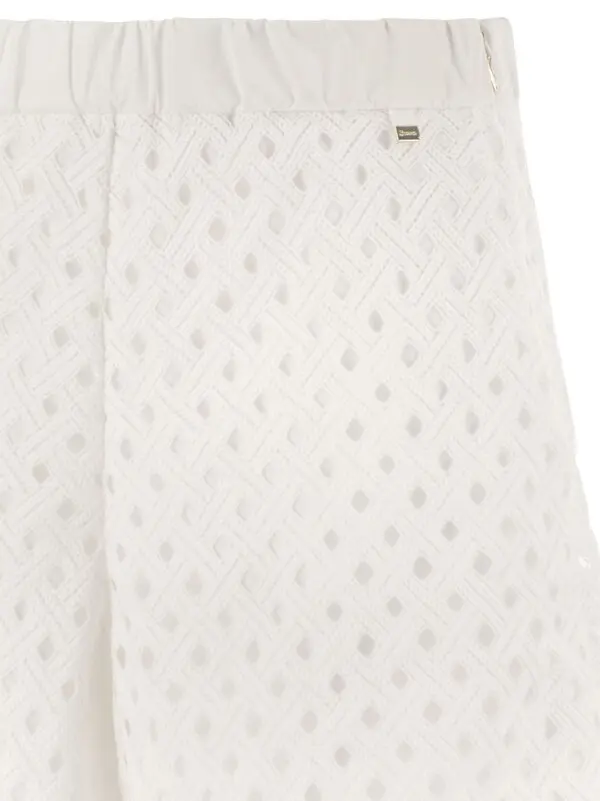 Herno Perforated Geometric Shorts