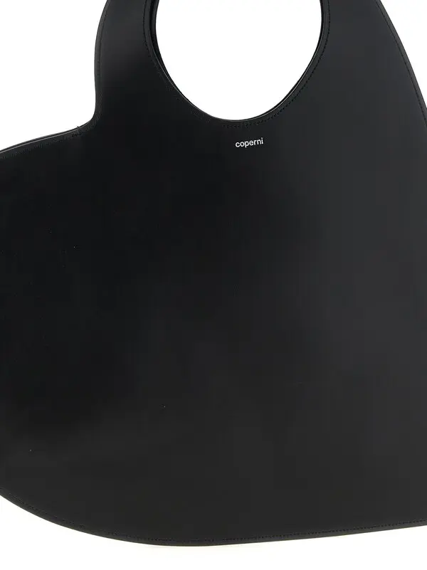 Coperni Double Heart Shoulder Bag - Black