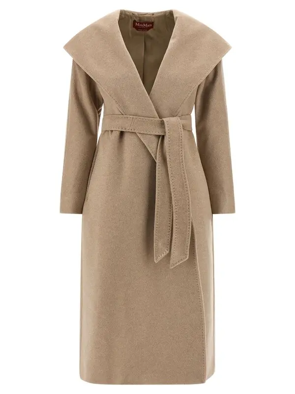 Max Mara Danton Cashmere Coat - Cream