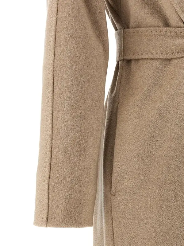 Max Mara Danton Cashmere Coat - Cream