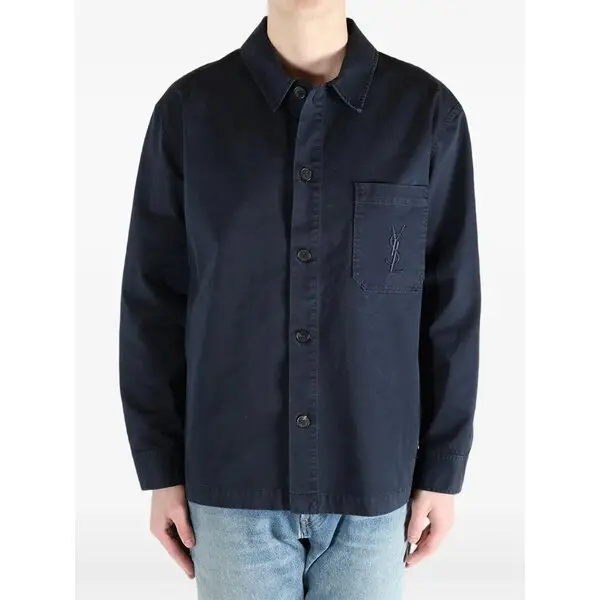Saint Laurent Shirt Jacket - Blue