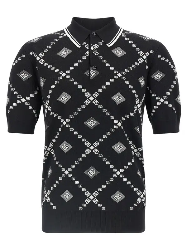 Dolce & Gabbana Knitted Polo Shirt